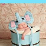 Pdf Elephant Crochet Hat Pattern Size 0-3months-luulla on Luulla
