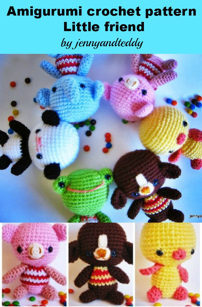 Pdf Little Friends Amigurumi Crochet Pattern-luulla on Luulla